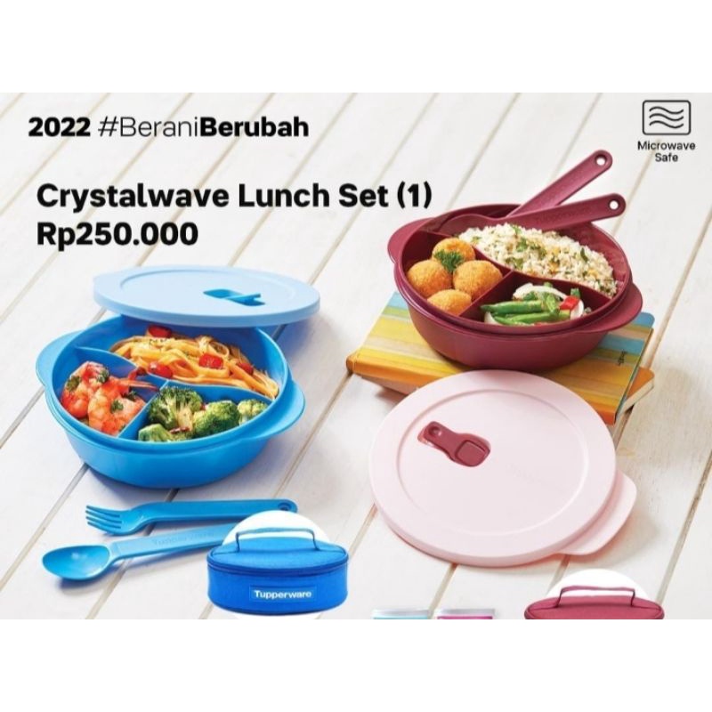 Tupperware lunch Box, Tupperware lunch Box, Crystalwave lunch Set, CWL ...