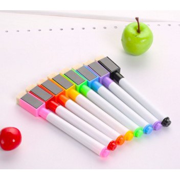 Ginflash 8Pcs Erasable magnetic Maker Pen Whiteboard Marker Chalk Glass ...