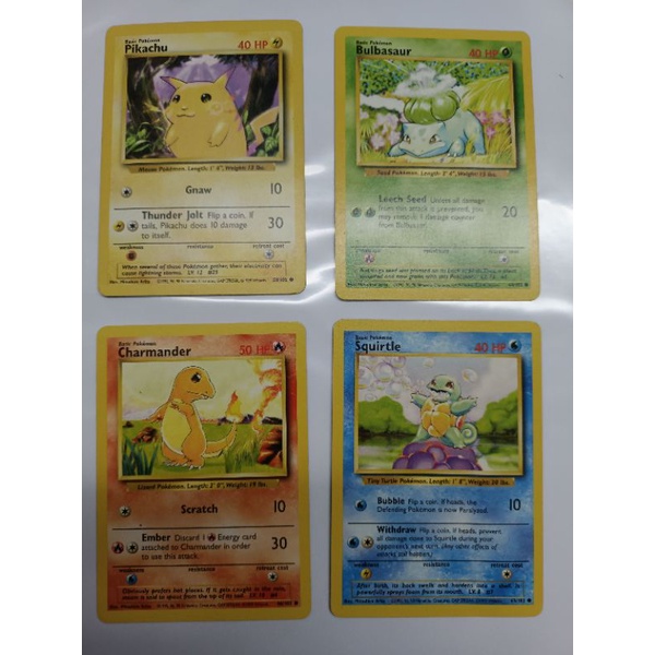 Pokemon TCG - Base set card xx/102 - Common and Uncommon - 100% ...