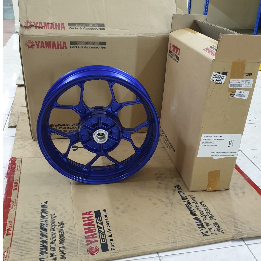 R25 R250 SPORT RIM /SPORT RIM BELAKANG 100% ORIGINAL YAMAHA 1WD-F5338 ...