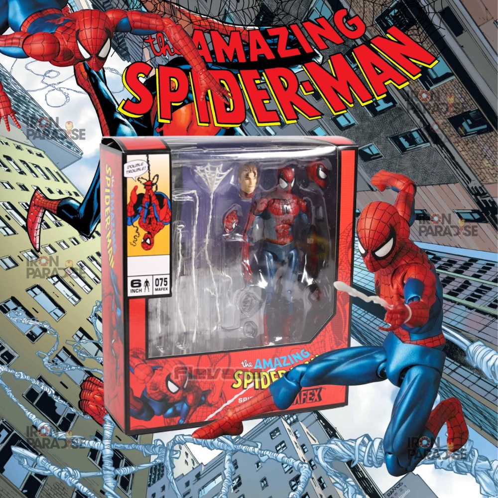[READY STOCK] Mafex 075 The Amazing Spiderman Action Figure Bootleg KO ...