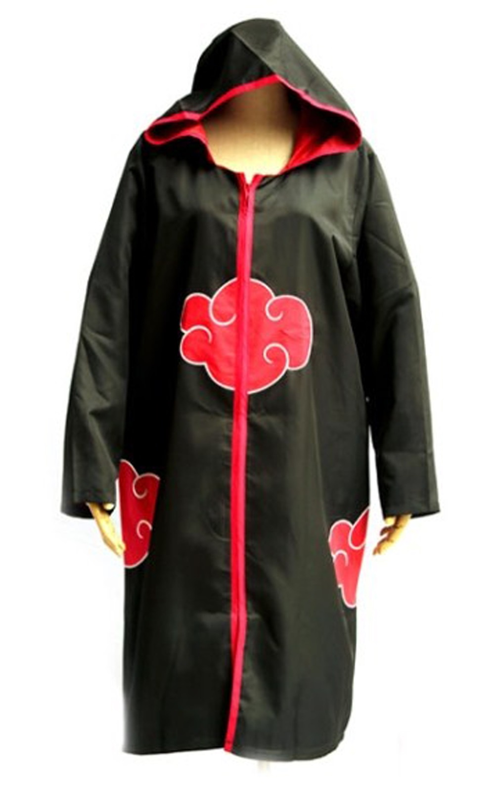 Big size 3XL Halloween Akatsuki Cloak Hooded Adult Children Uchiha Tobi ...