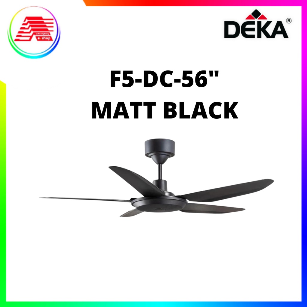 NEW-DEKA KRONOS F5DC F5DCL 56" 46" 5 Blades DC Motor 7 Speed Forward ...