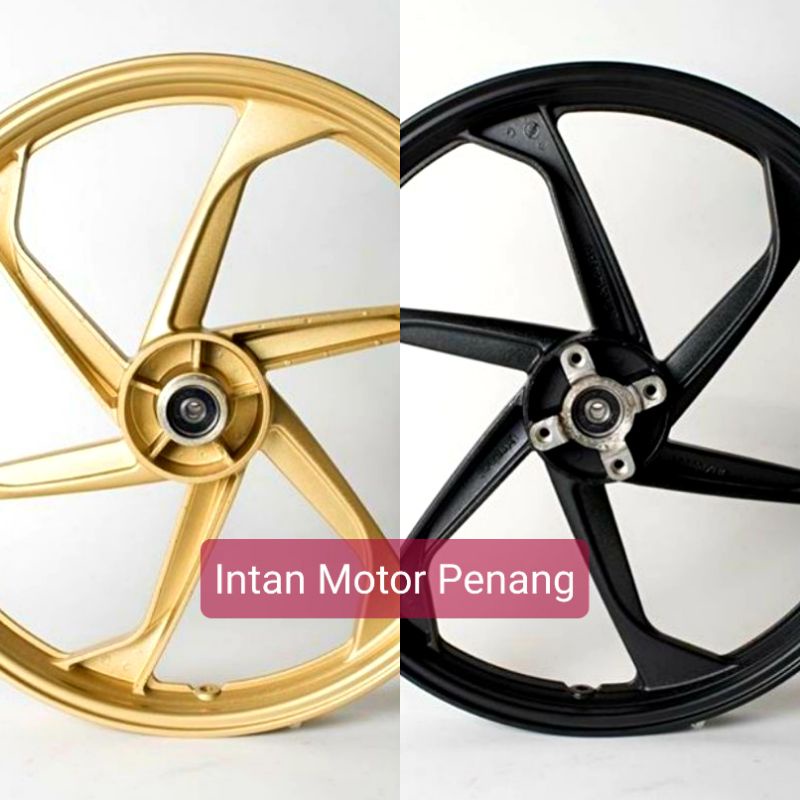 RIM MOTOSIKAL KAWA-GTO SPORT RIMS 666 1.40X17(DISC, F) 1.60X17(DRUM, R ...