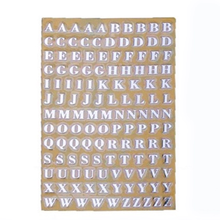 Nanber Alphabet Letters Numbers Epoxy Resin Decorative Stickers Nail Art Sticker Epoxy English ...