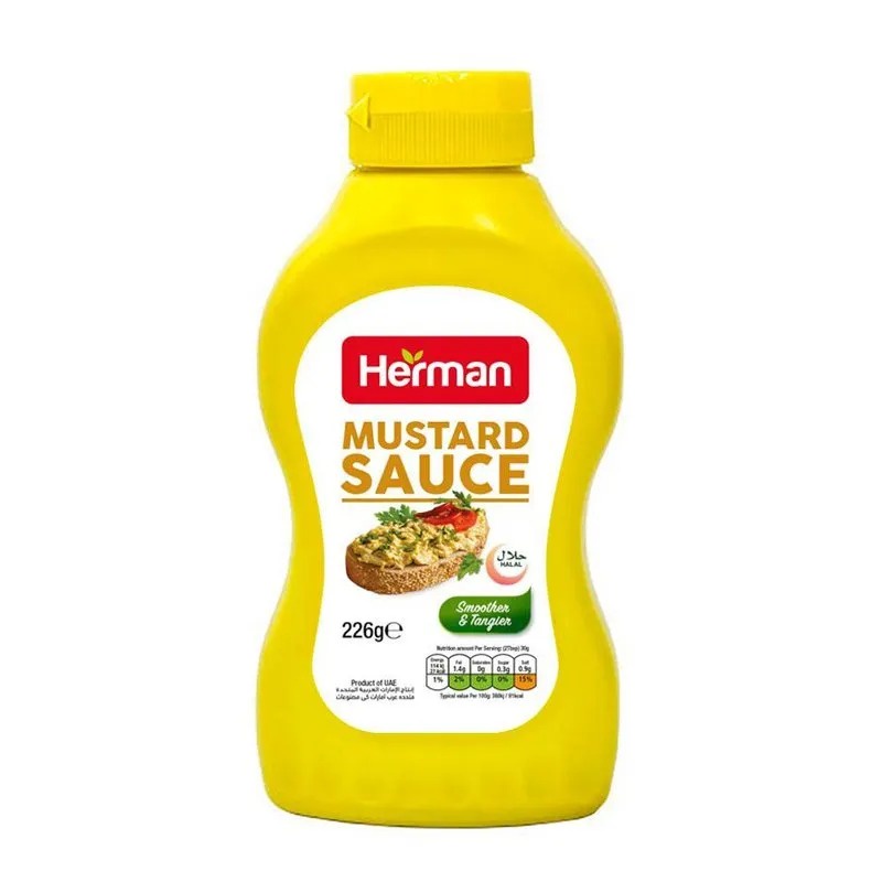 HERMAN MUSTARD SAUCE 226G | Shopee Malaysia