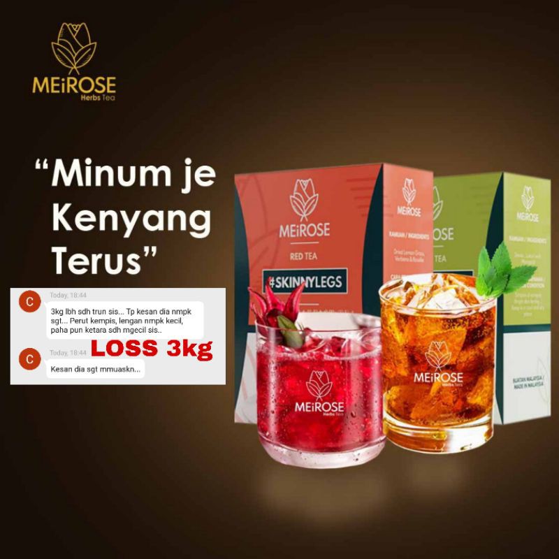 🔥Hot Selling🔥 Meirose Tea Detox Teh Kurus | Slimming Tea Kempis Perut ...