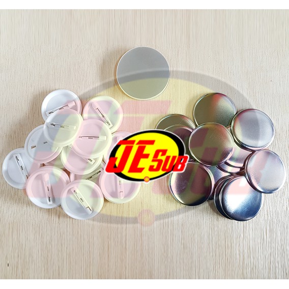 44mm Bahan Button Badge Kosong | 44mm Button Badge Pin | Safety Pin ...