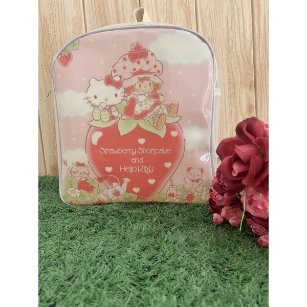 Mika Backpack/strawberry n hello kitty Mica Backpack | Shopee Malaysia