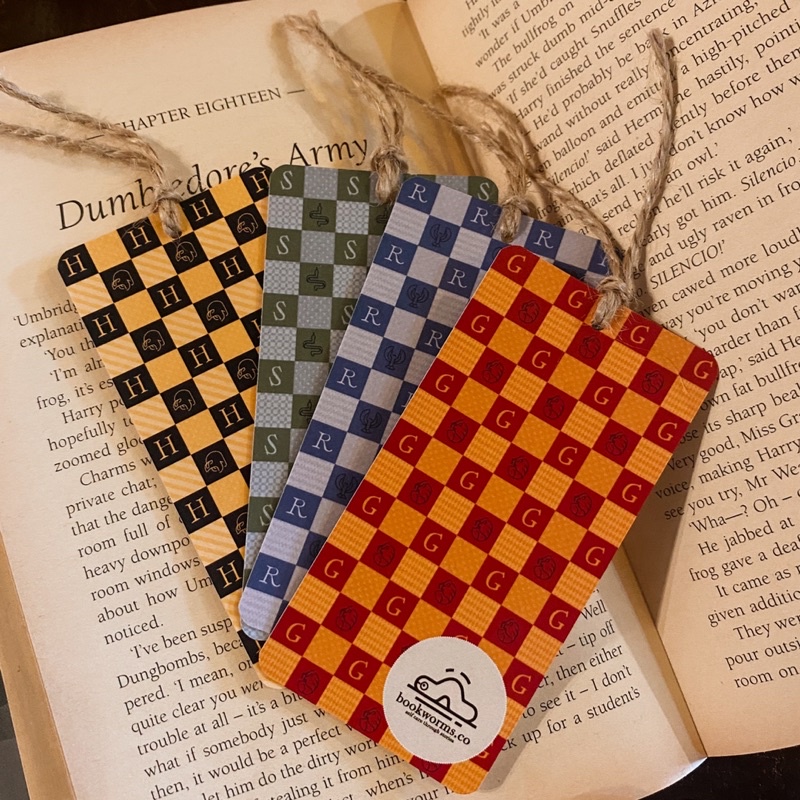 [READY STOCK] Harry Potter Hogwarts House Bookmarks | Shopee Malaysia