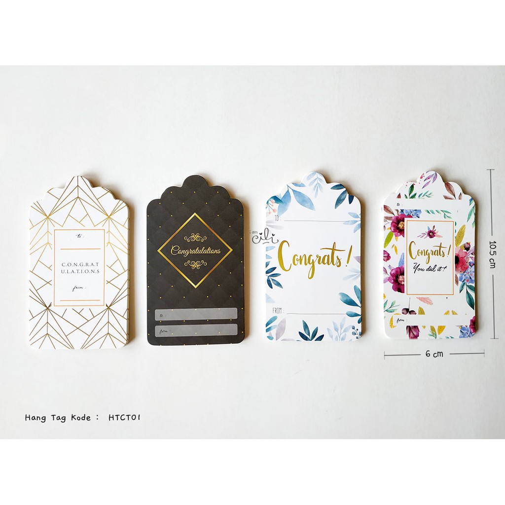 (HTCT01) TAG congratulation greetings safe | Shopee Malaysia