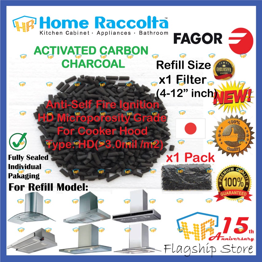 Refill Activated Carbon For Fagor Cooker Hood FAGOR Activated Carbon ...