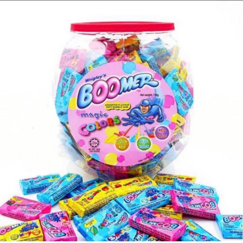 MALAYSIA Childhood Memory Wrigley's Boomer Bubble Gum (20pcs 1 set ...