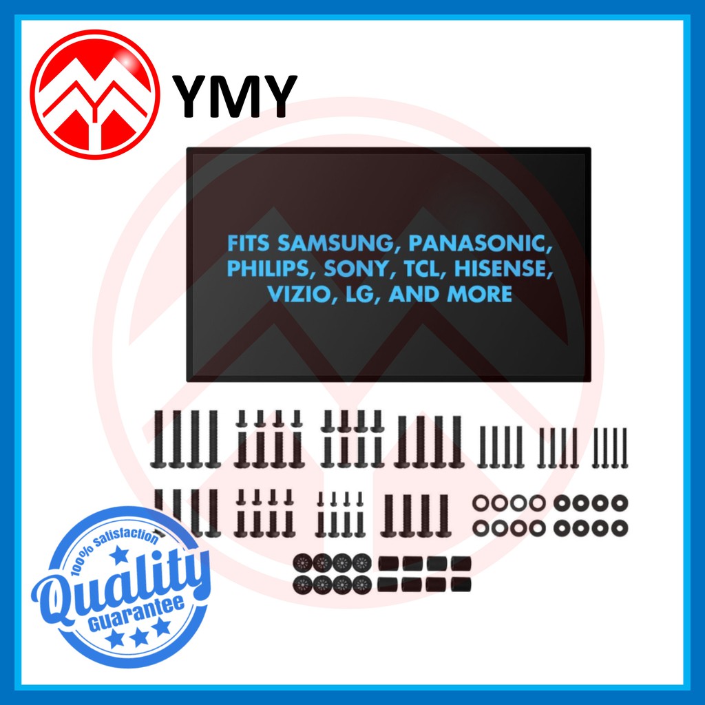Universal TV Mounting Srew Set Pack Fits All TV (Includes M4 M5 M6 and ...