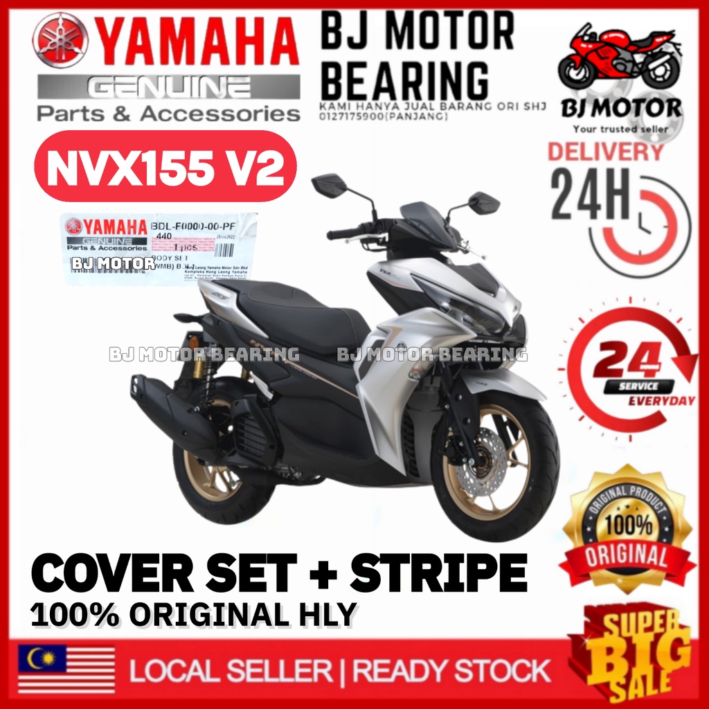 Yamaha NVX155 V2 Coverset Body Sticker Complete Set HLY Coverset NVX ...
