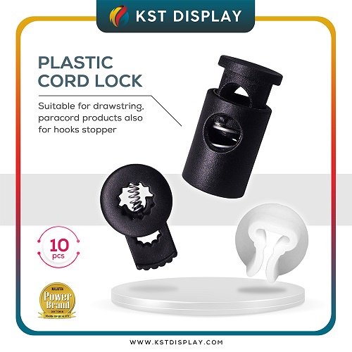 10Pcs Rubber Stopper Netting Hook/Drawstring Stopper Plastic Cord Lock ...
