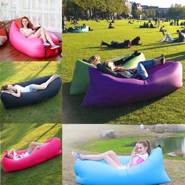 Inflatable Wind Picnic Camping Lamzac Air Lazy Sofa Lounge Bed sofa ...