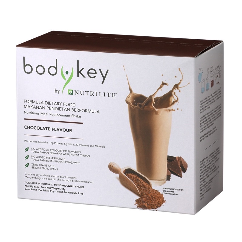 BodyKey By Nutrilite Meal Replacement Shake - Chocolate | Shopee Malaysia