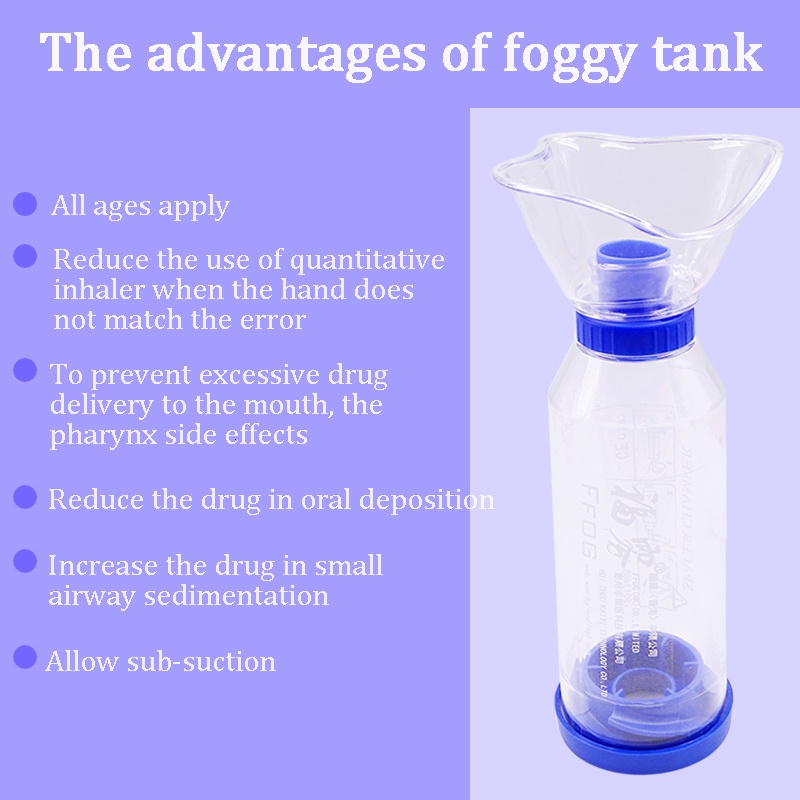 Salorie Portable inhaler Spacer Fog Canister Sprayer Non-toxic Children ...