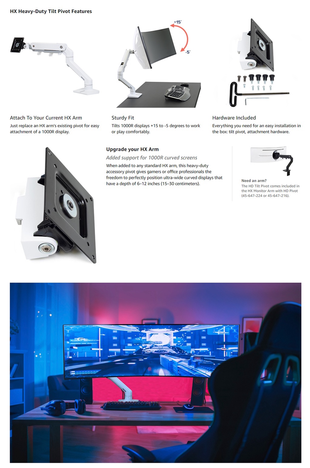 Ergotron HX Heavy-Duty Tilt Pivot - 10 Year Local Warranty | Shopee ...
