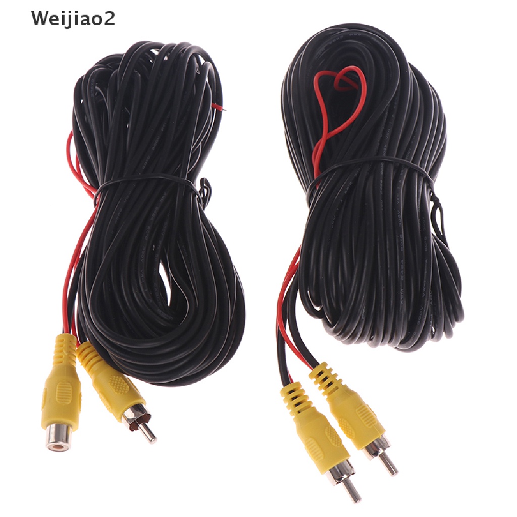 Weijiao2 RCA Male Female Car Reverse Rear View Camera Video Extension ...