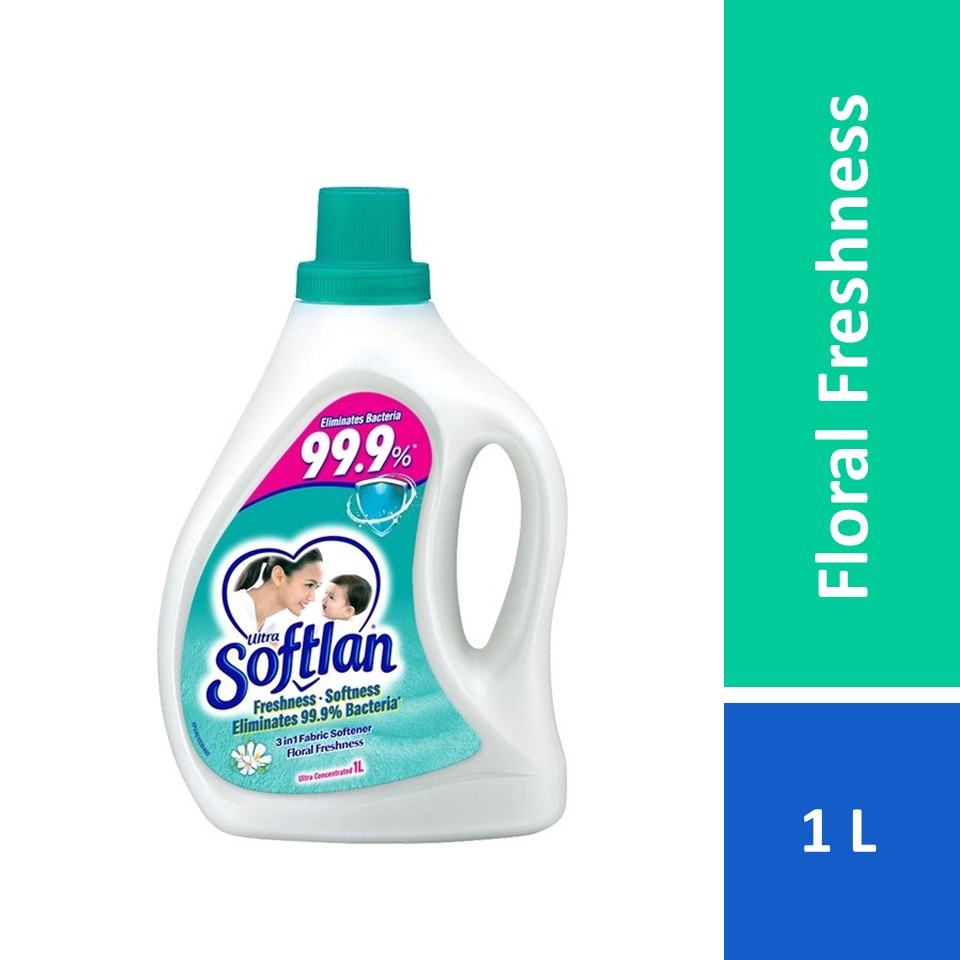 Softlan Concentrated Floral Freshness Fabric Softener 1L | Shopee Malaysia
