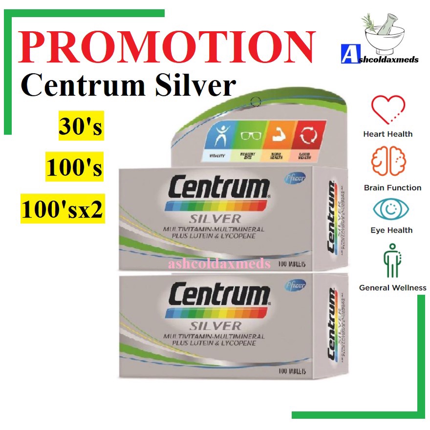Centrum Silver 30s/ 100s / 100sx2 | Shopee Malaysia