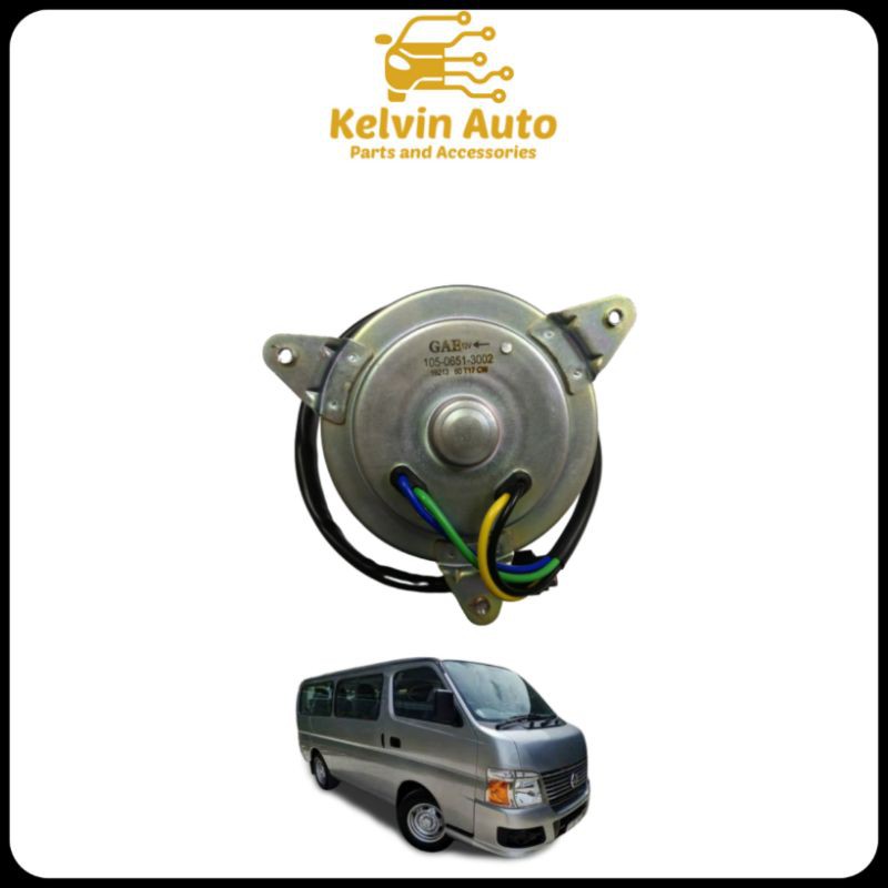 OEM Nissan Urvan E25 Radiator Fan Motor 105-0801 | Shopee Malaysia