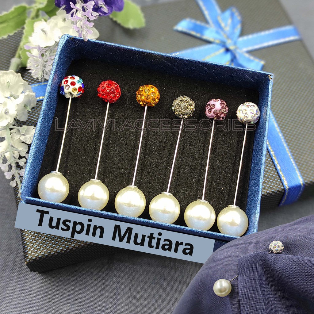 Tuspin Shawl Pin Tudung Mutiara (Price per pcs) | Shopee Malaysia