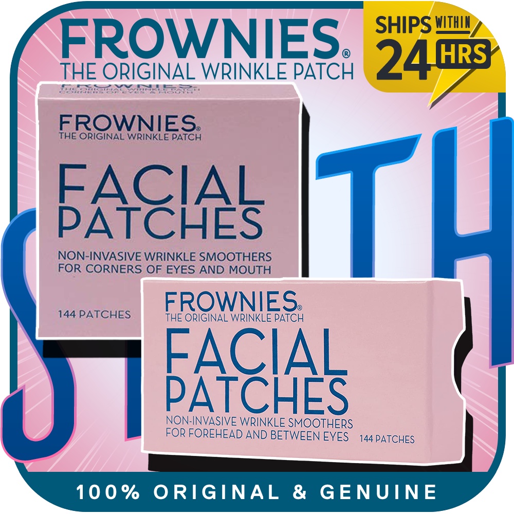 GENUINE Frownies Facial Patches for Wrinkles on the Corner of Eyes and ...