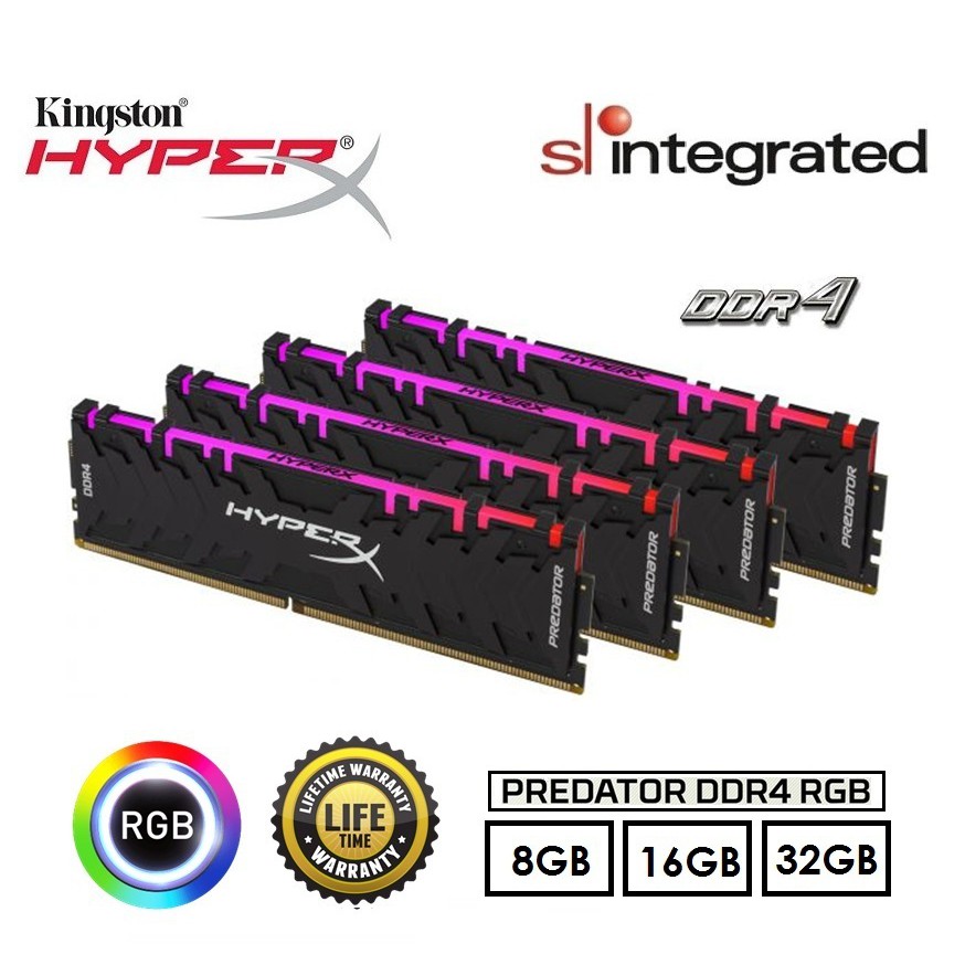 HYPERX PREDATOR RGB 3200Mhz /3600Mhz DDR4 PC GAMING RAM | Shopee Malaysia