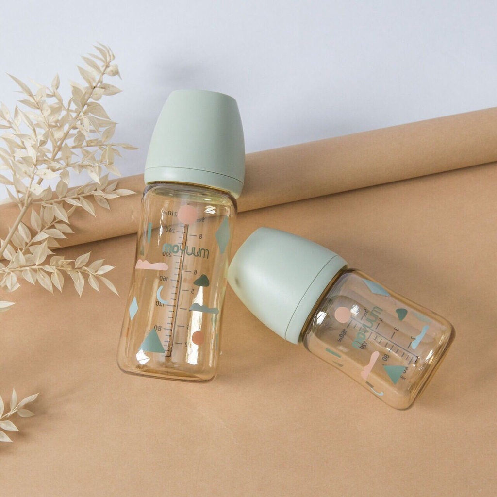 - Moyuum milk bottle with Moyuum cloud pattern limited to 170ml/270ml (choose nipple) | Shopee ...