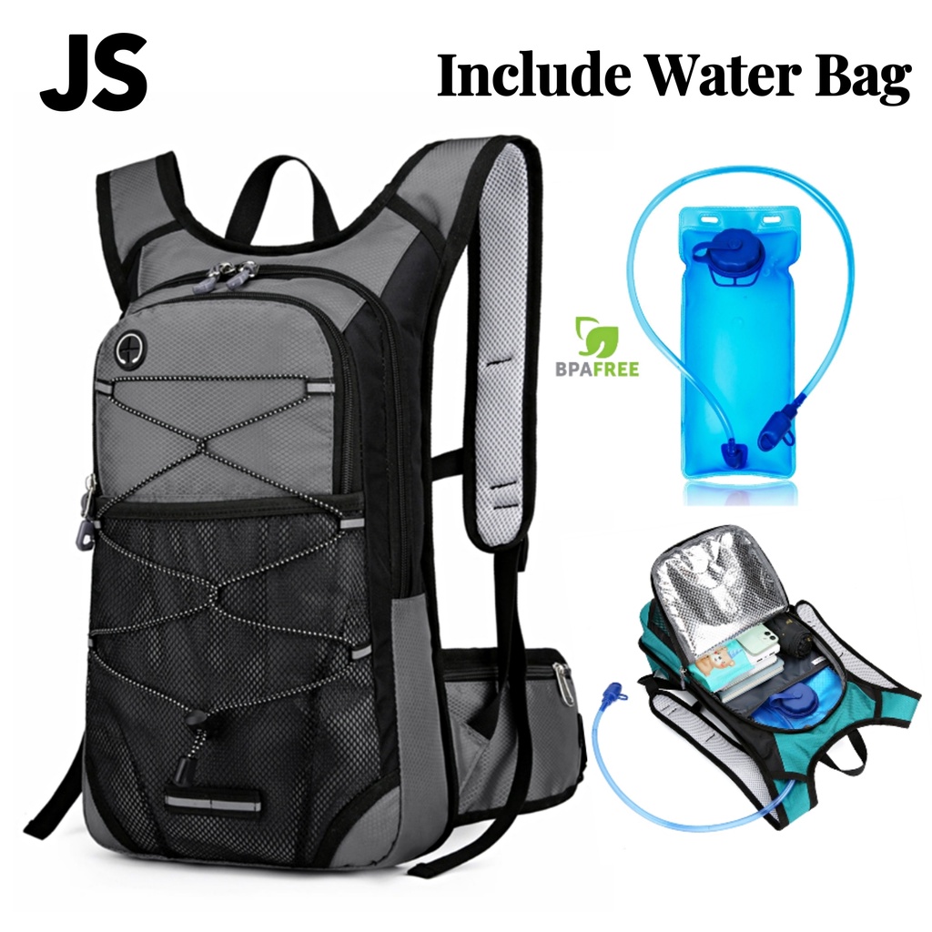 Beg belakang Free Water Bladder 2.0L Hiking Backpack Climbing Travel ...
