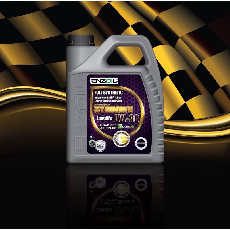 Enzoil Synature 0W30 GF5 API SN/RC fully synthetic engine oil (4 liter ...