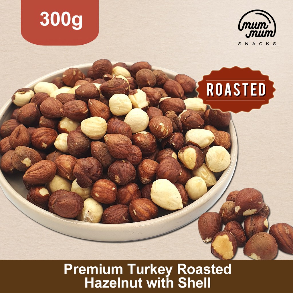 Premium Turkey Roasted Hazelnut with shell [300g, 500g & 1kg] | Shopee ...