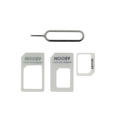 NOOSY 4-in-1 SIM Card Adapter Set (WHITE) | Shopee Malaysia