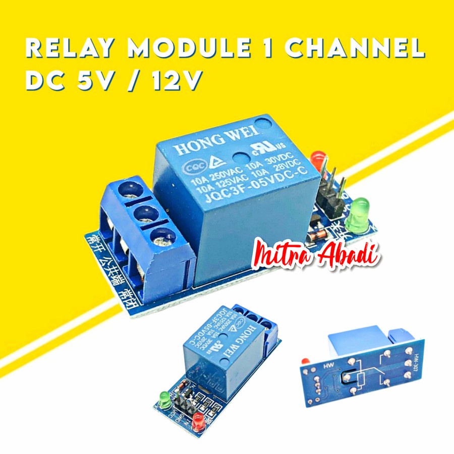 Relay Module 1 Channel DC 5V / 12V | Shopee Malaysia