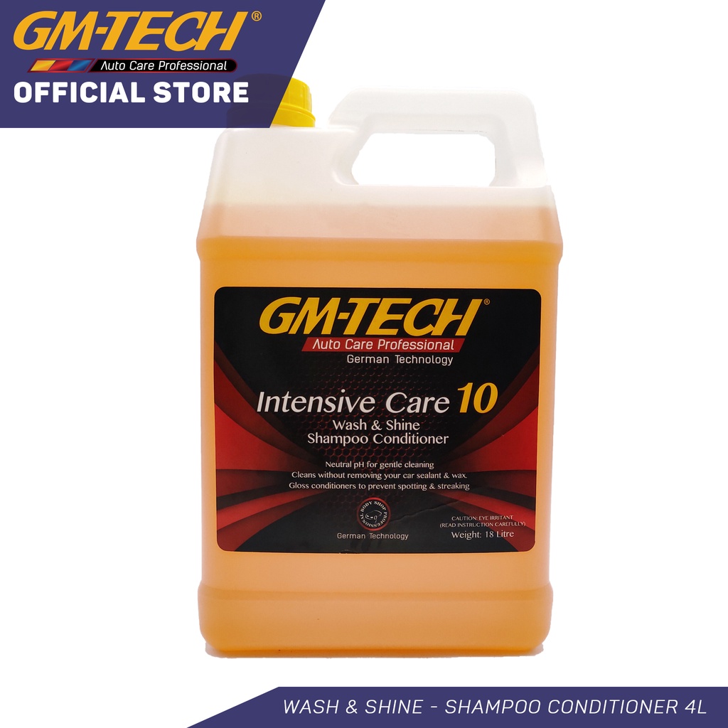 GM-TECH Wash & Shine Shampoo Car Conditioner(4L) | Shopee Malaysia