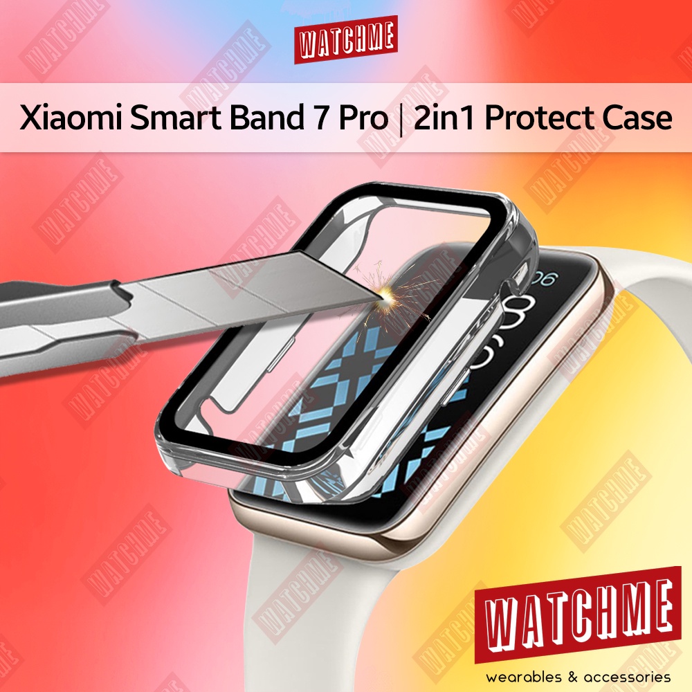 Xiaomi Smart Band 7 Pro (mi band 7 pro) Protector Case, 2in1 Hard ...