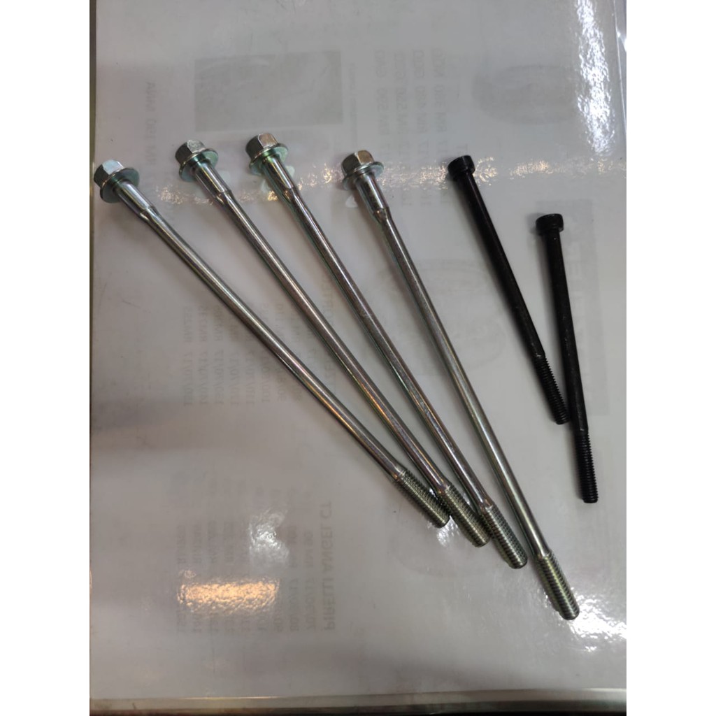 BLOCK TIANG STANDARD YAMAHA TIANG HEAD TIANG / CYLINDER HEAD BOLT ...