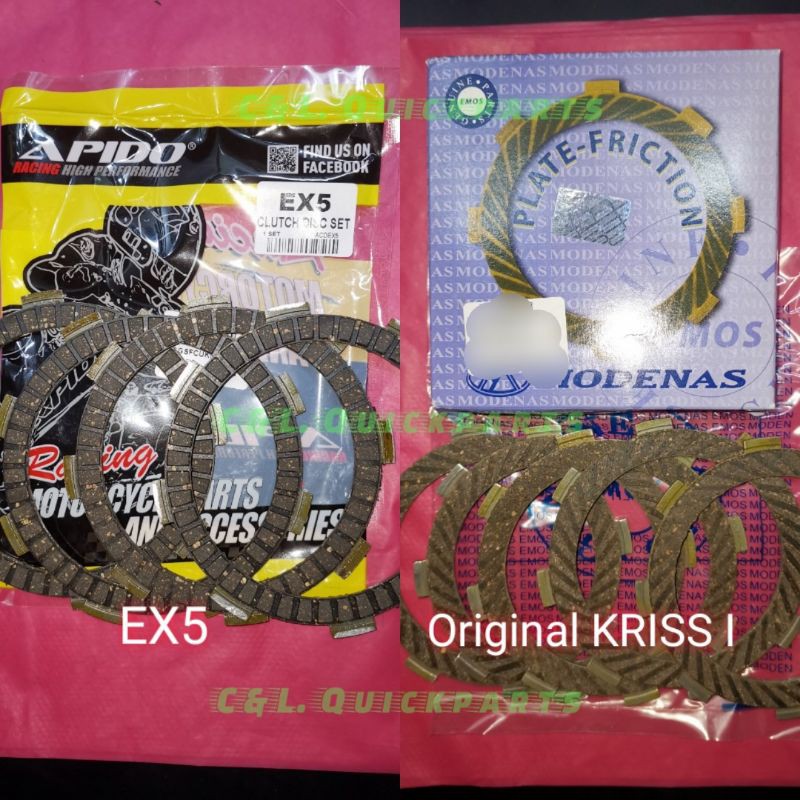 CLUTCH PLATE EX5 AND KRISS Original。 | Shopee Malaysia