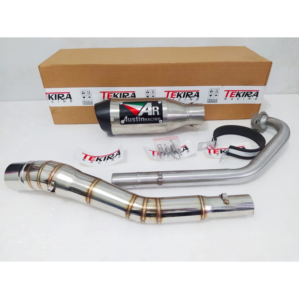 Racing Exhaust Exhaust AR Austin Gp1r Gp1 Gp 1 R TItan All New YZF R15 ...
