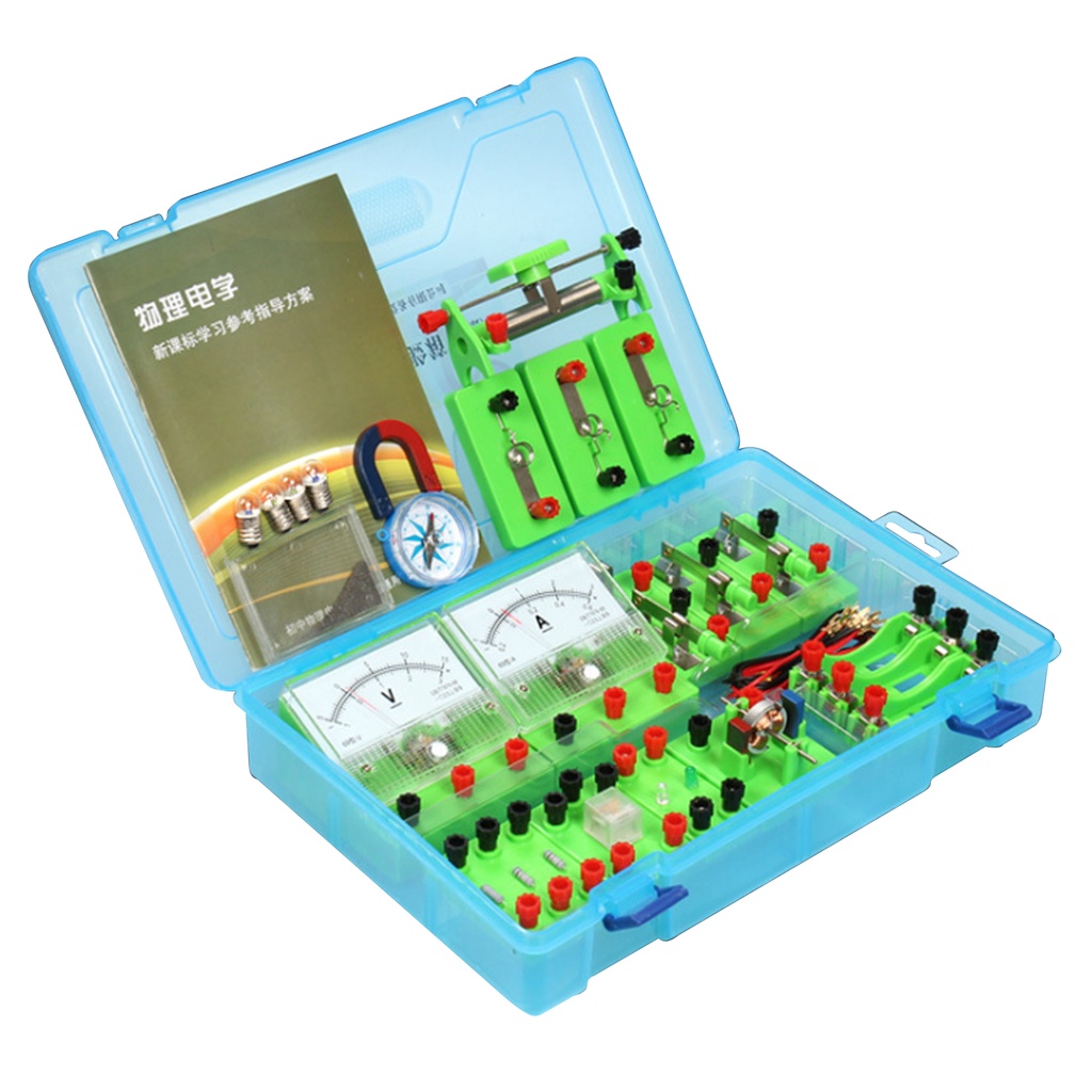 Student Physics Lab Electricity Circuit Magnetism Experiment Kit ...