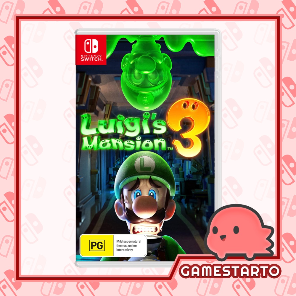 [NEW AND SEALED] NS Nintendo Switch Luigi's Mansion 3《路易吉洋樓3》中英文版 (AU)(ENG/CHI) | Shopee Malaysia