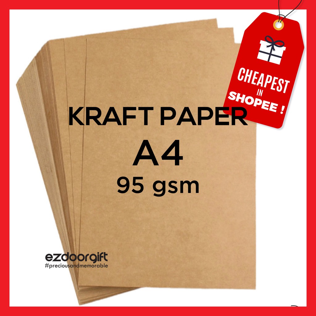 Kraft Paper/ Artcard/ Artpaper/ Ivory Card A4/A3 Printing Kertas Kad ...