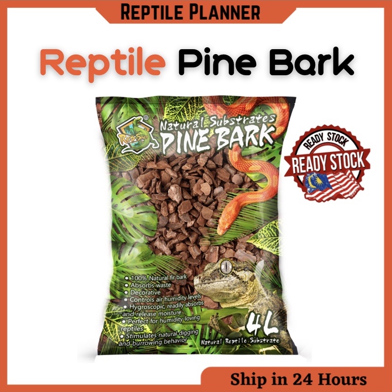 Pine Bark Reptile Substrate Tortoise Reptile Lizard Tree Bark ...