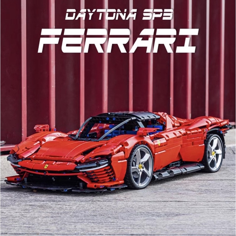 TECHNIQUE: DAYTONA SP3 PURPLE/YELLOW/RED 1:8 SCALE BUILDING BLOCKS ...