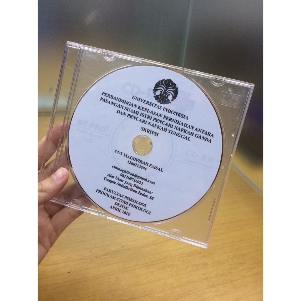A Day!! Thesis CD Cassette Package (burning+Container+lebelCD) FREE ...