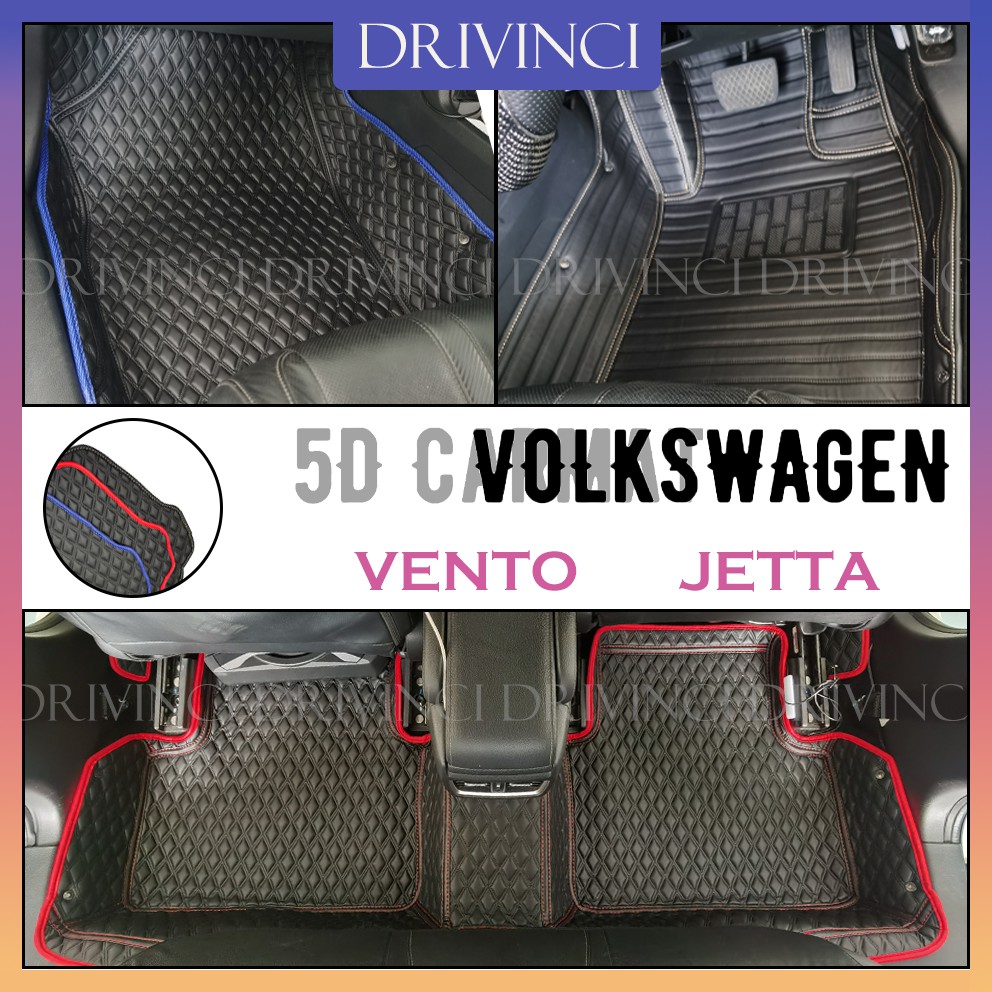Volkswagen Jetta Vento 5D Car Floor Rear Front Mat Liner Carpet Anti ...