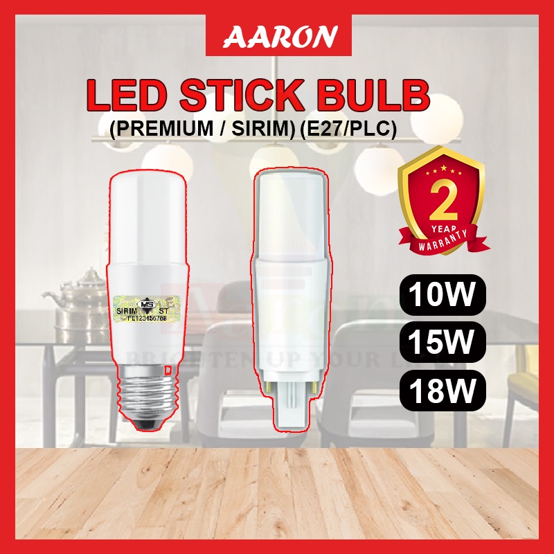 LED Stick Bulb High Quality 10W 18W E27 ( Daylight /Warm White ) Aaron ...